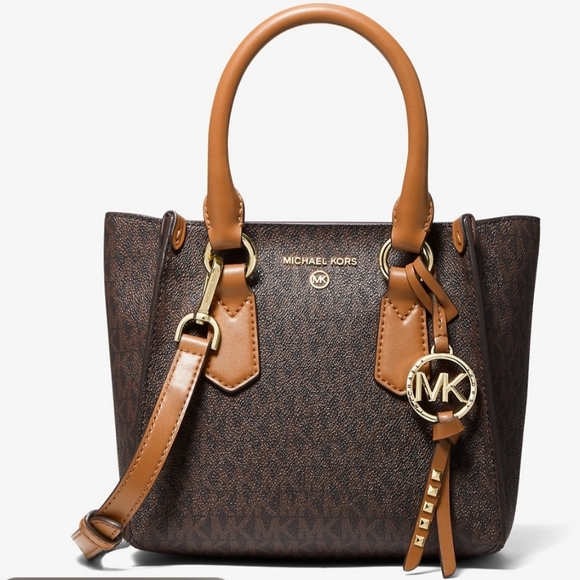 Michael Kors | Bags | Nwt Mk Michael Kors Kris Small Logo Satchel ...